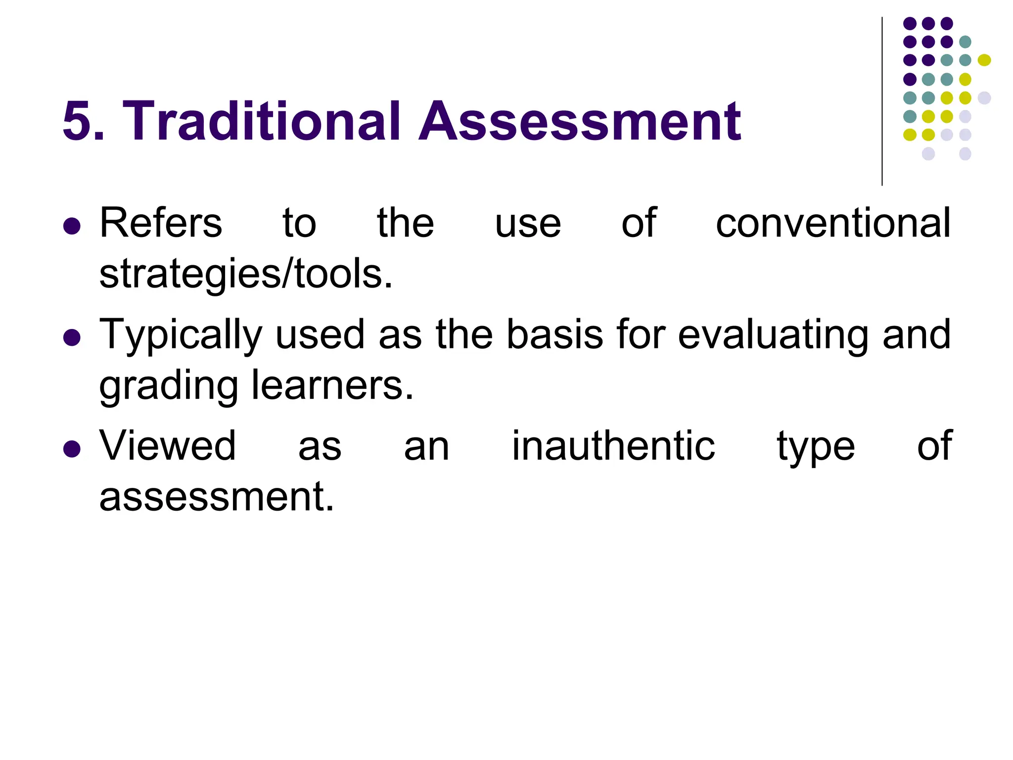 ASSESSMENT IN LEARNING 1-LESSONS 1-4 (1).ppt