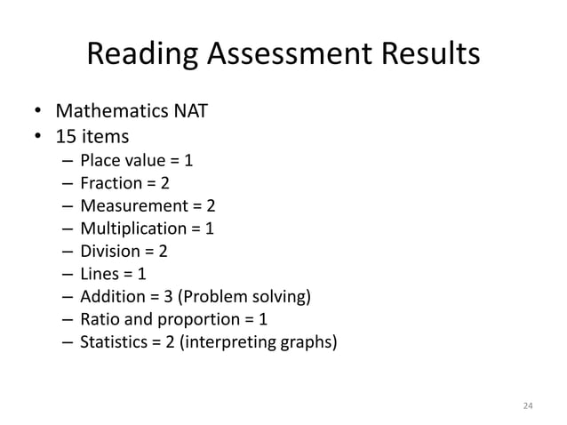 Assessment in mathematics | PPTX | Secondary Education | Education