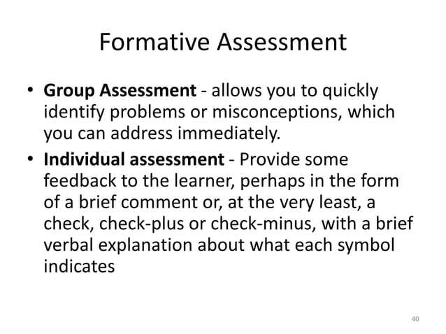 Assessment in mathematics | PPTX | Secondary Education | Education