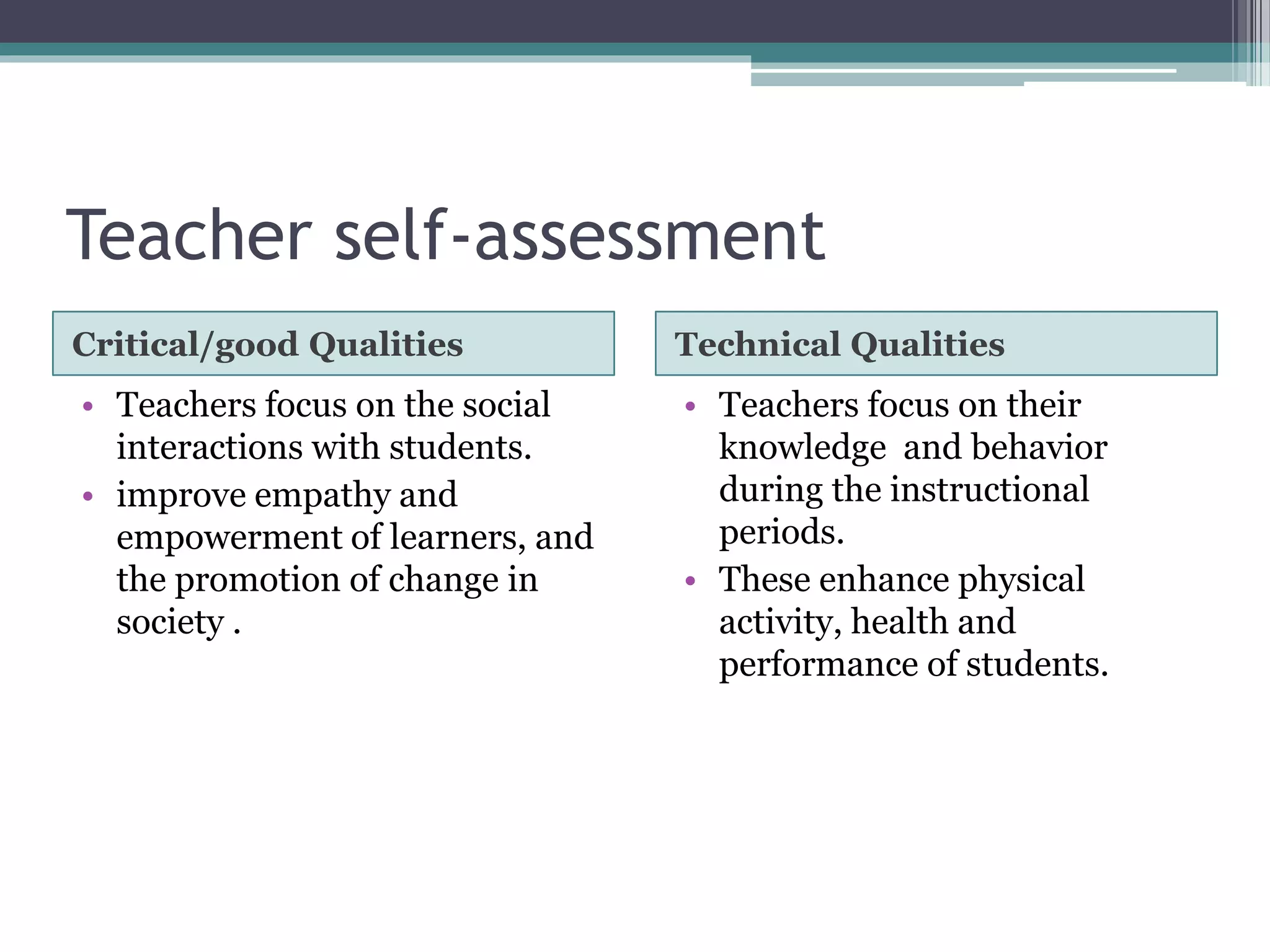 Assessment in physical education | PPTX