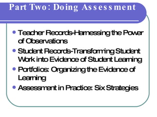 Assessment In Practice Presentation | PPT
