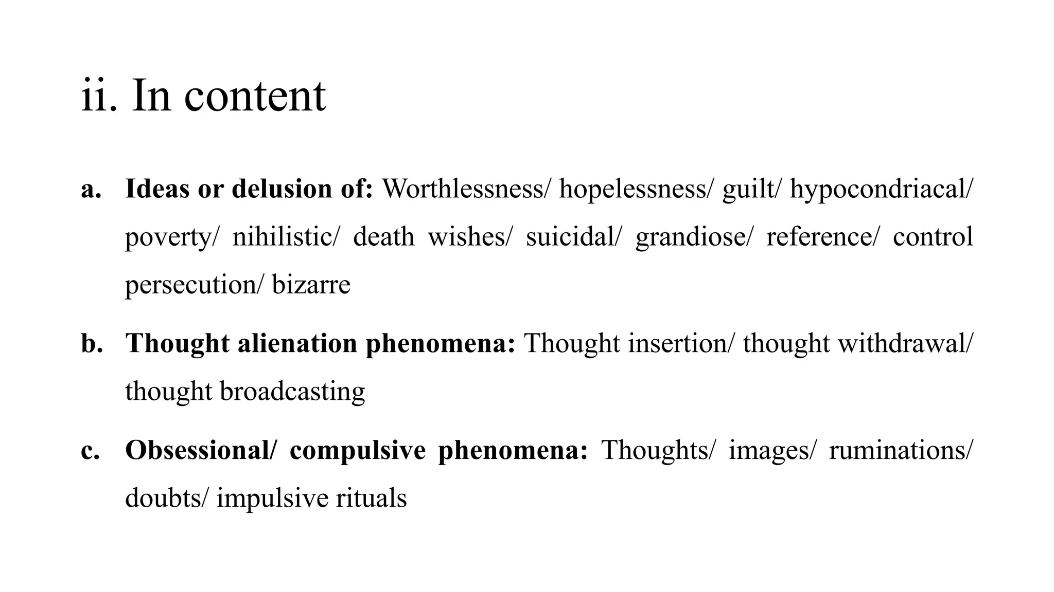 Assessment in psychiatry | PPTX