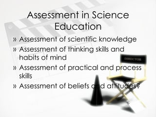 Assessment in science education | PPT