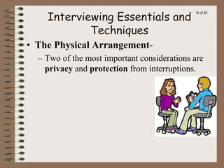 Assessment interview general characteristics | PPT