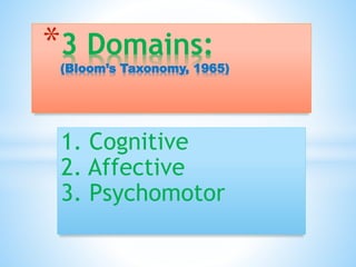 Assessment in the affective domain | PPT