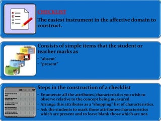 Assessment in the affective domain. cha.4.ed8