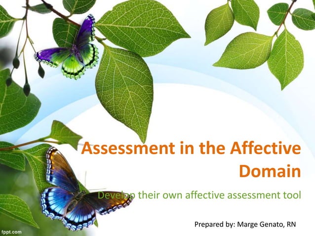 Assessment in the Affective Domain - Lesson Plan AP.pptx