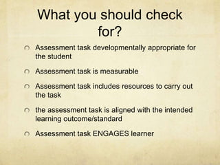 Assessment in the K12 Classroom | PPTX