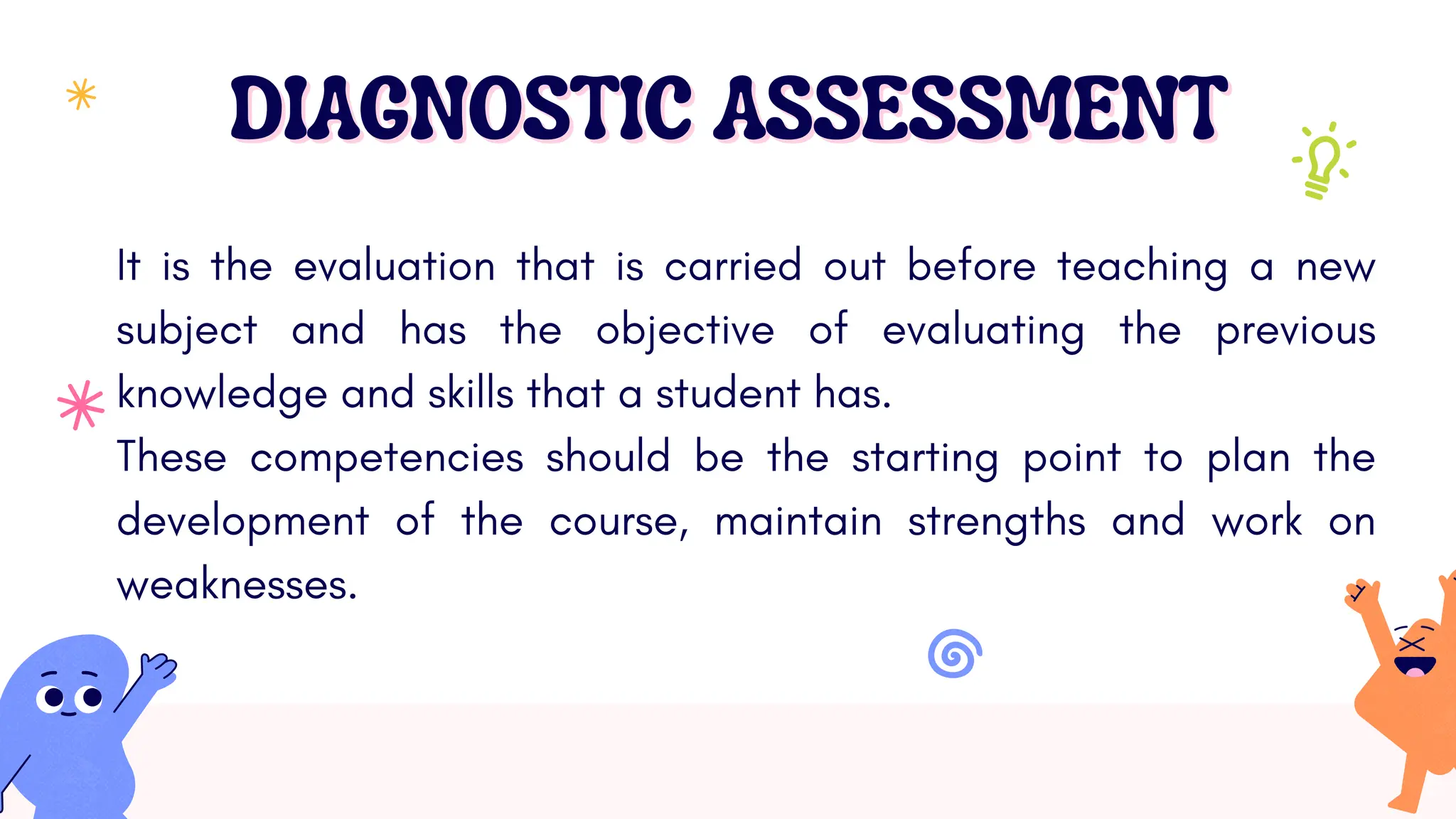 Types of assessment in the classroom for ESL | PDF