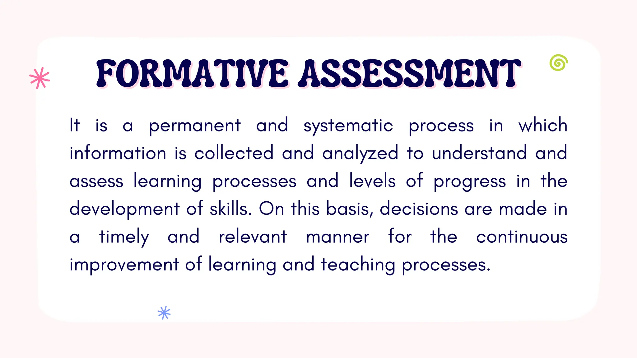 Types of assessment in the classroom for ESL | PDF