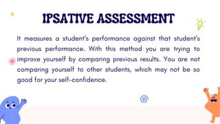 Types of assessment in the classroom for ESL | PPT