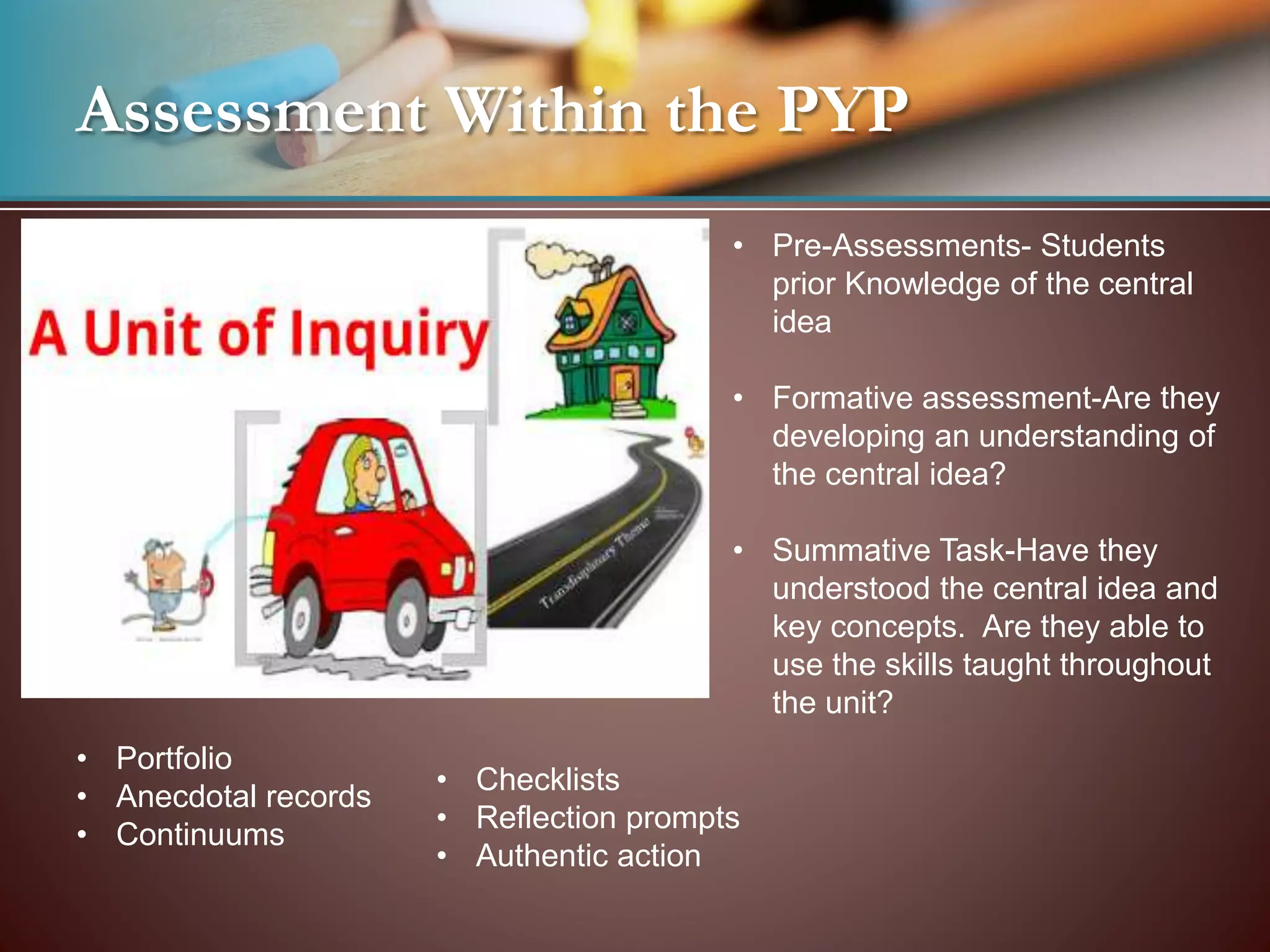 Assessment in the pyp | PPTX