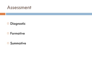 Assessment Intro 3 19 10 B | PPT | Free Download