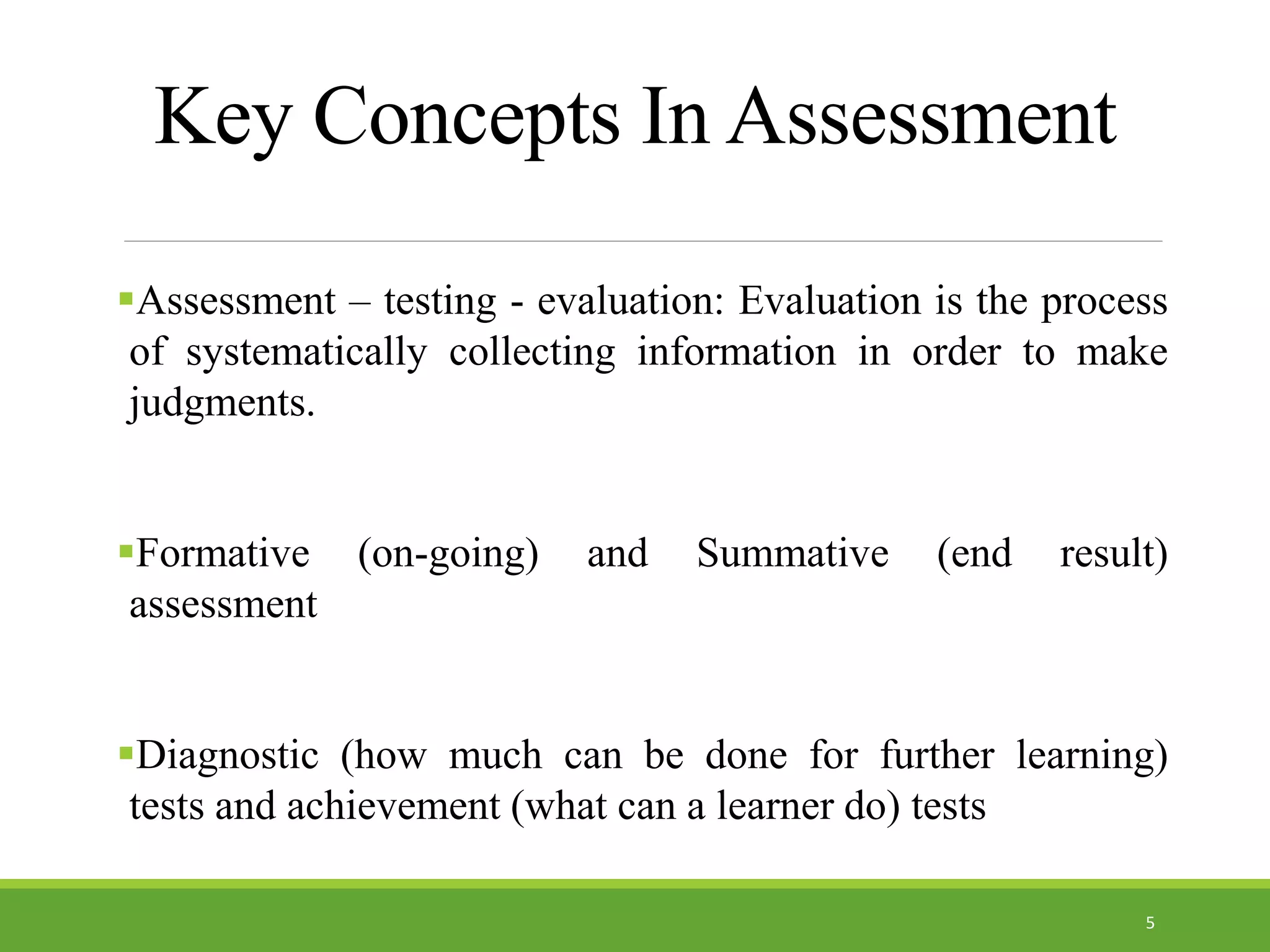 Assessment & Language Learning | PPTX