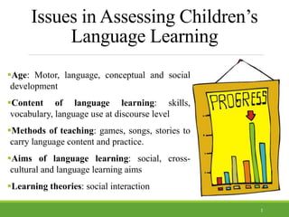 Assessment & Language Learning | PPTX