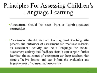 Assessment & Language Learning | PPTX