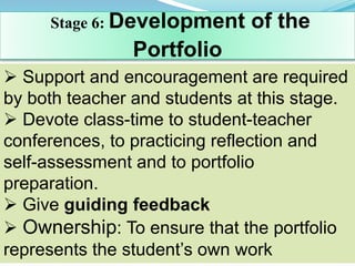 5.4 STAGES IN IMPLEMENTING PORTFOLIO ASSESSMENT | PPTX