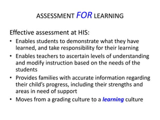 Assessment & Learning Presentation | PPTX