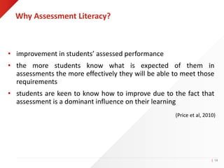 Assessment literacy | PPTX