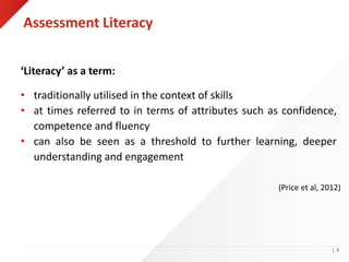 Assessment literacy | PPTX