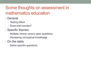 Assessment literacy | PPT