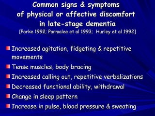 Assessment management of symptoms | PPT