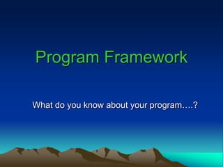 Assessment MEAL Frameworks in scientific field.ppt