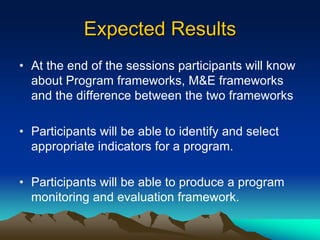 Assessment MEAL Frameworks in scientific field.ppt