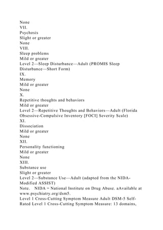Assessment MeasuresA growing body of scientific evidence favors .docx