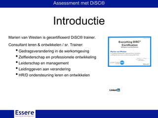 Assessment met DiSC® | PPT