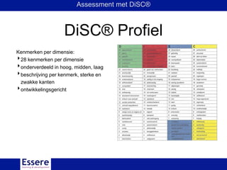 Assessment met DiSC® | PPT