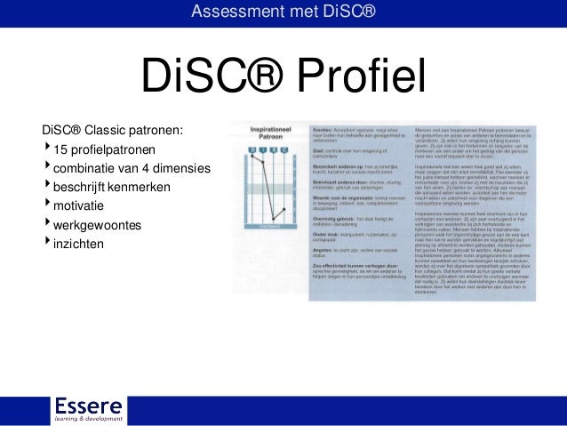 Assessment met DiSC®