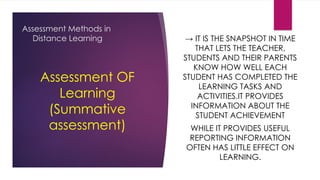 ASSESSMENT METHOD/TOOLS FOR DISTANCE LEARNING.pptx