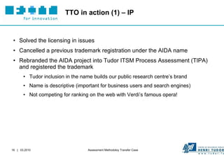 Assessment Methodology Transfer Case | PPT | Marketing and Advertising ...