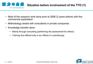 Assessment Methodology Transfer Case | PPT
