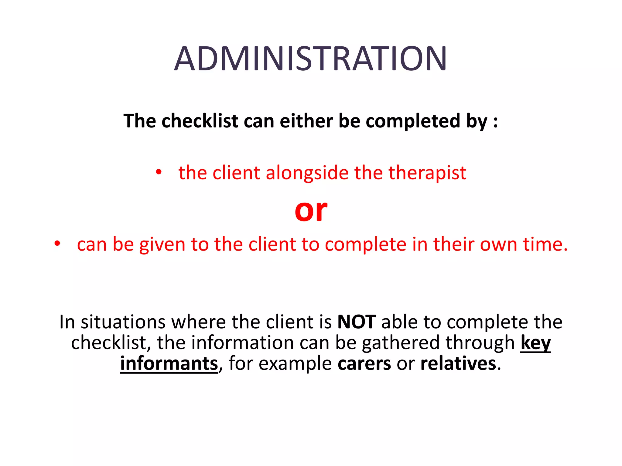 Interest Checklist | PPTX