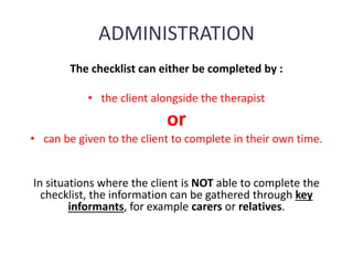 Interest Checklist | PPTX