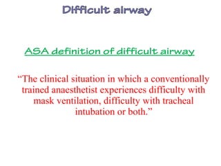 Assessment of airway | PPT