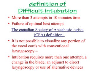 Assessment of airway | PPT