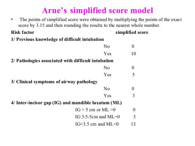 Assessment of airway