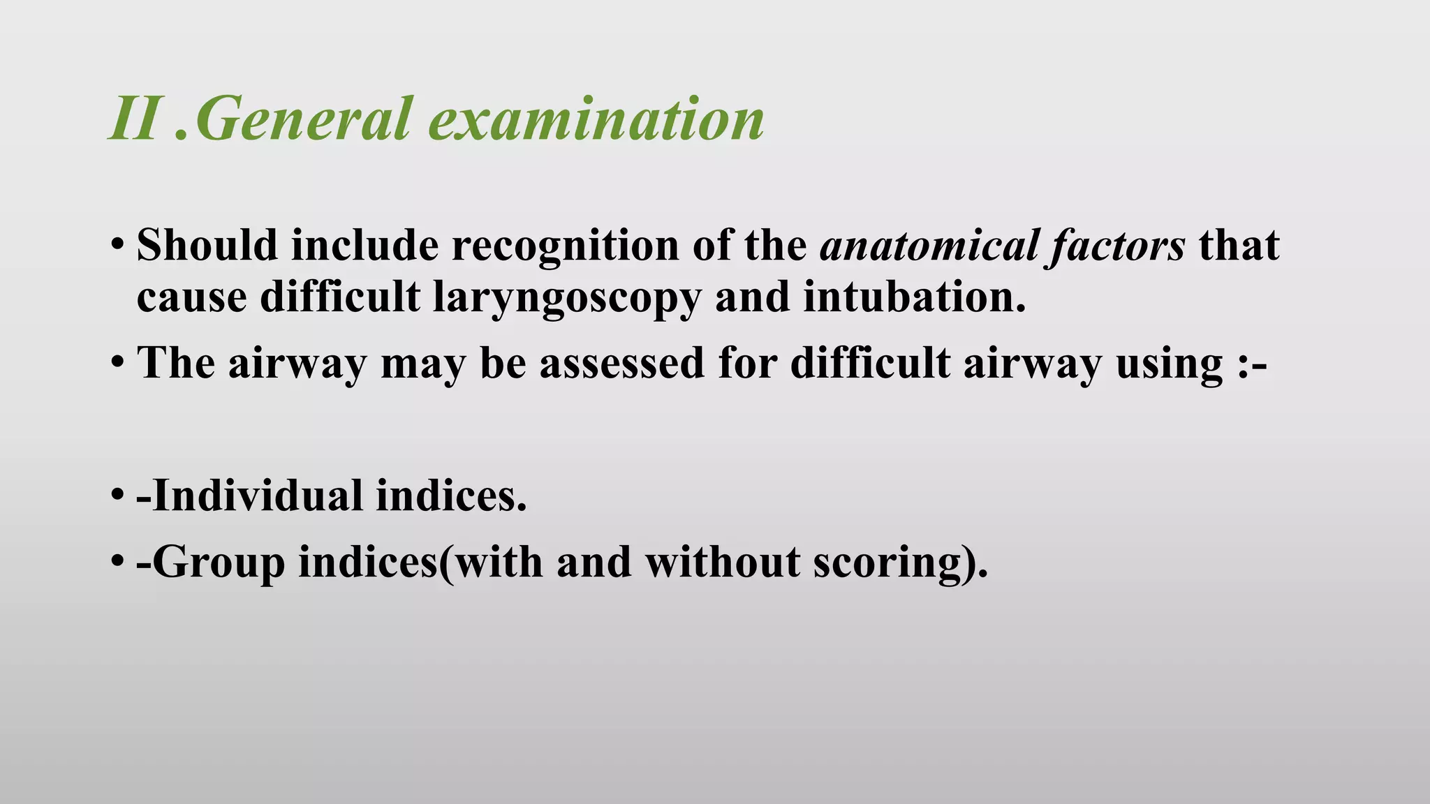 Assessment of airway | PPTX