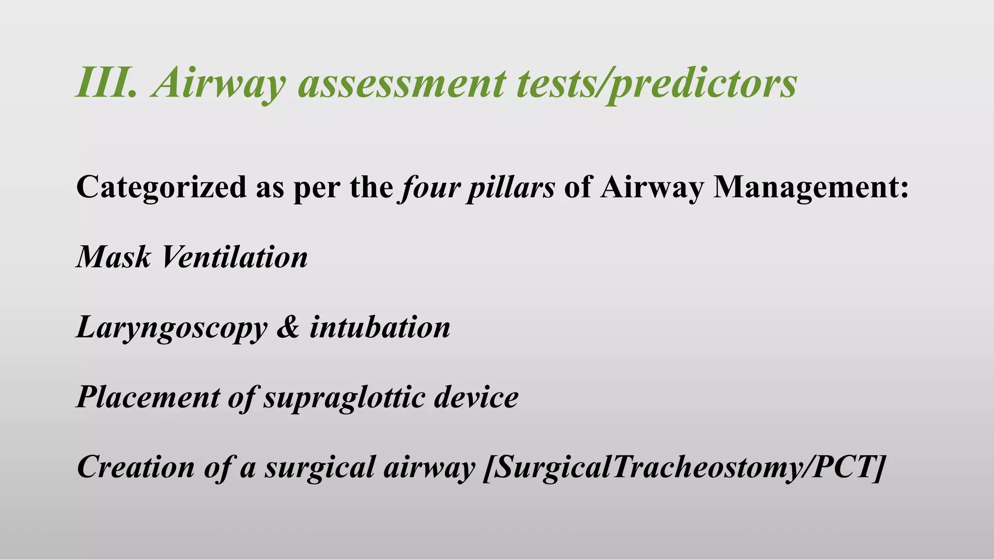 Assessment of airway | PPTX