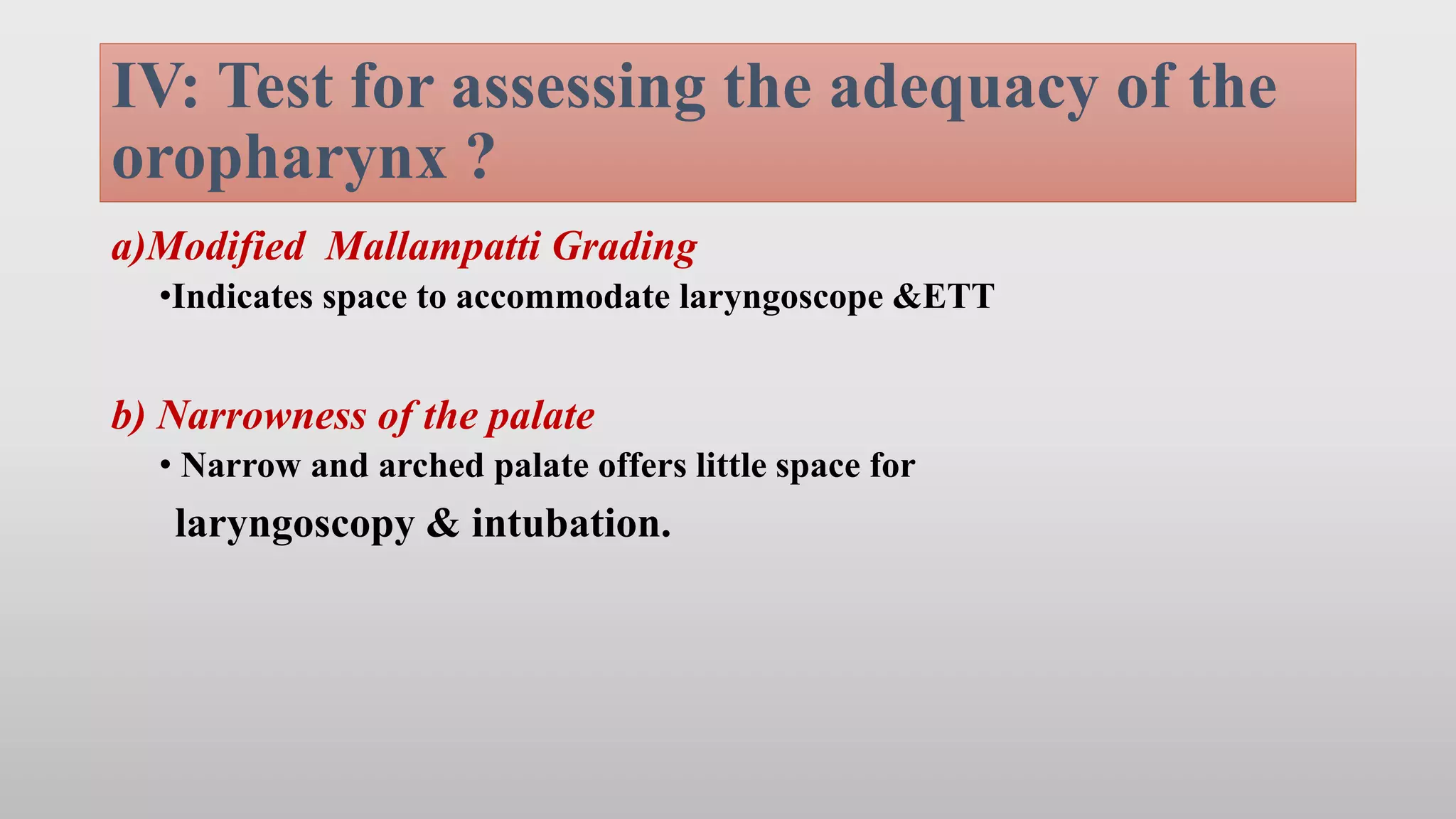 Assessment of airway | PPTX