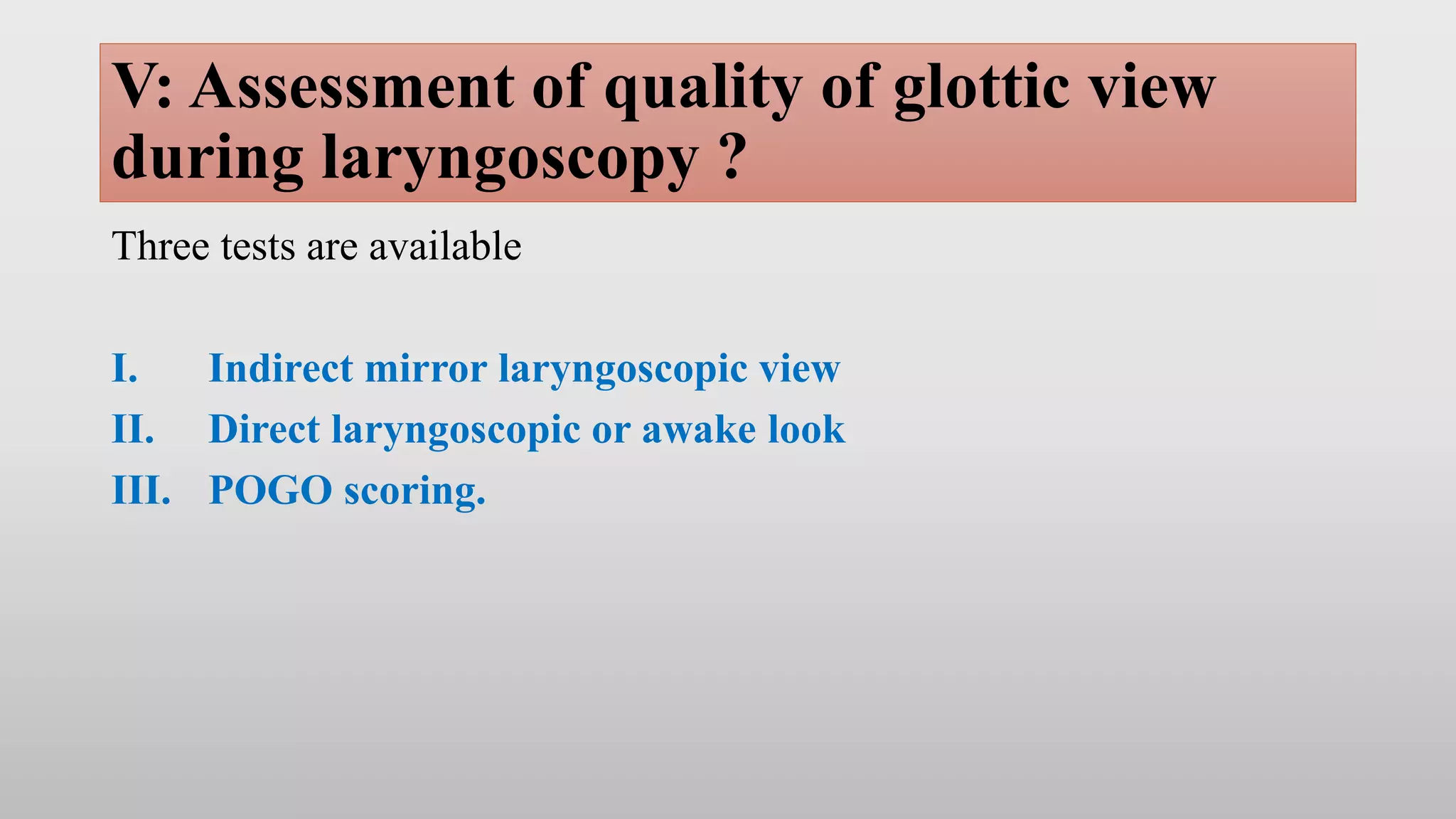 Assessment of airway | PPTX