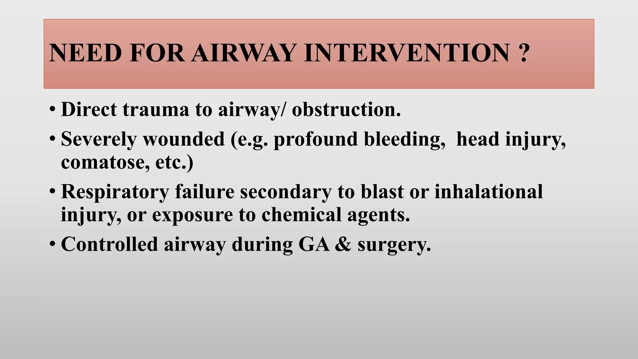 Assessment of airway | PPTX