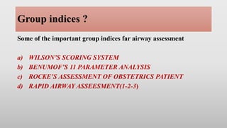 Assessment of airway | PPTX
