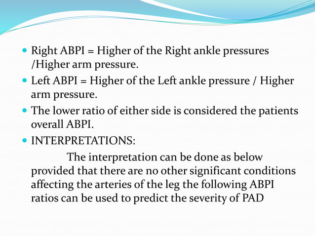 Assessment of ankle_brachial_pressure_index_in_drivers | PPT