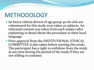 Assessment of ankle_brachial_pressure_index_in_drivers | PPTX
