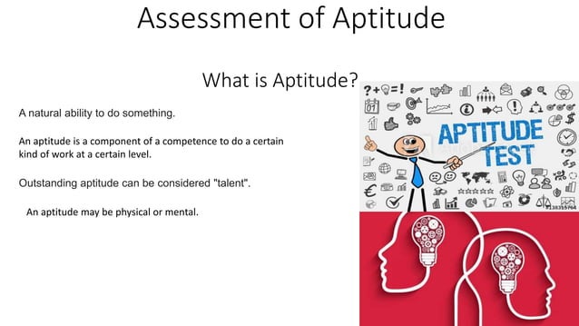 Assessment of aptitude | PPTX