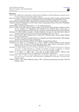 Assessment of attitude of education students towards teaching practice ...